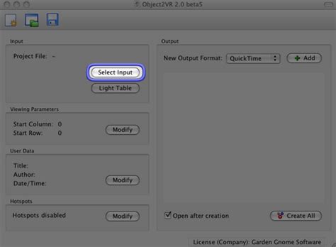Importing With Select Input Object VR Garden Gnome