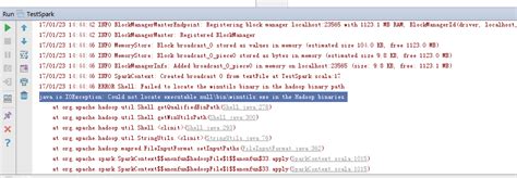 Java Io Ioexception Could Not Locate Executable Null Bin Winutils Exe