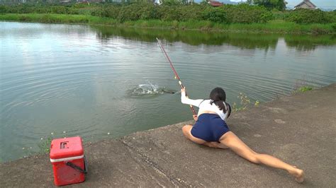 Amazing Fishing Fishing Girl Best Fishing Video Youtube