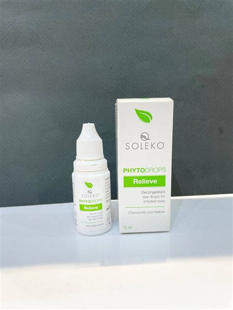 قطره ضد سوزش چشم Soleko Phytodrops Relieve لنز راحیل