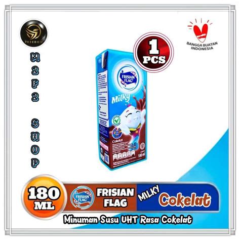Promo Frisian Flag Susu Bendera Cair Milky Zuzhu Kotak Uht Rasa Cokelat