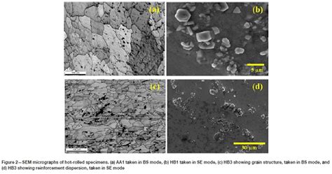 Microstructure Microhardness And Tensile Properties Of Hot Rolled Al6061 Tib2 Ceo2 Hybrid