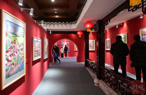 C视频网络中国节2024年新生活新风尚新年画我们的小康生活美术创作展示主场活动在绵竹举办 四川在线