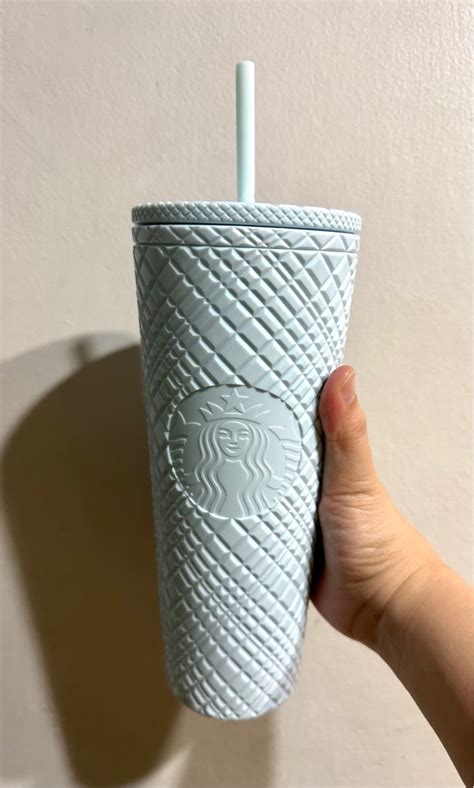Starbucks Siren Mermaid Blue Grid On Carousell