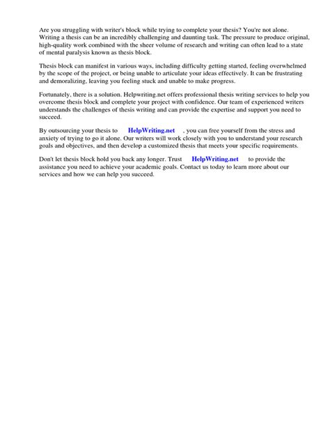 Thesis Block Download Free Pdf Thesis Social Media