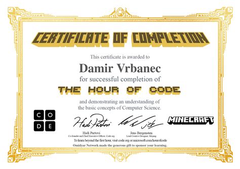 Sat Kodiranja The Hour Of Code Damir Vrbanec