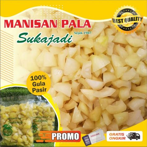 Jual Manisan Pala Basah Manisan Pala Khas Bogor Manisan Pala Sukajadi