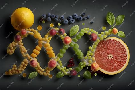 premium ai image gmo food and genetically modified crops or