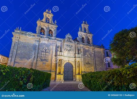 Sunset View Of Bas Lica De Santa Mar A De Los Reales Alc Zares I Stock