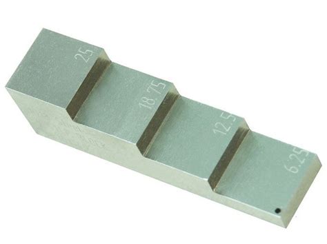 Thickness And Linearity 4 Step Wedge Calibration Block With Ce