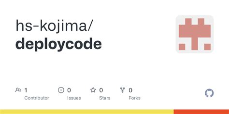 Github Hs Kojimadeploycode