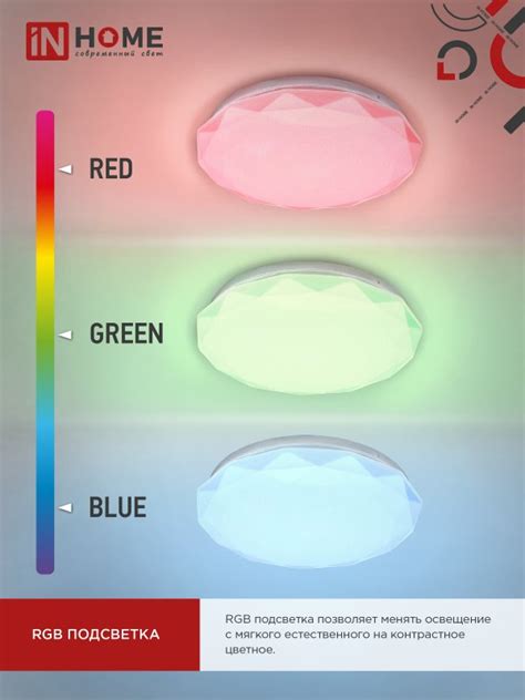 Светильник светодиодный COMFORT DIAMOND-RGB 55Вт 230В 3000-6500K 4400Лм ...