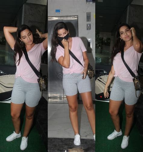 Nora Fatehi Looks Lovely As She Goes Casual In Shorts