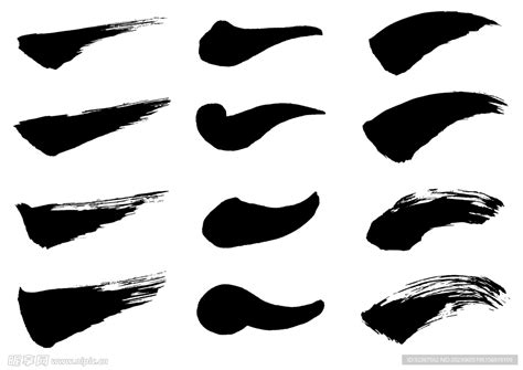 笔刷设计图 绘画书法 文化艺术 设计图库 昵图网
