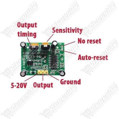 Capteur Détecteur de mouvement infrarouge module pir HC SR ajustable Capteurs