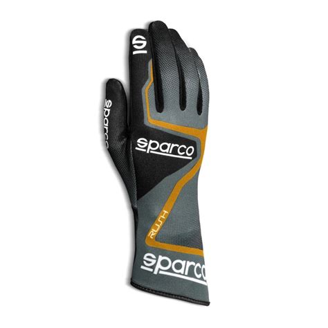 Sparco gloves Rush grey/orange fluo