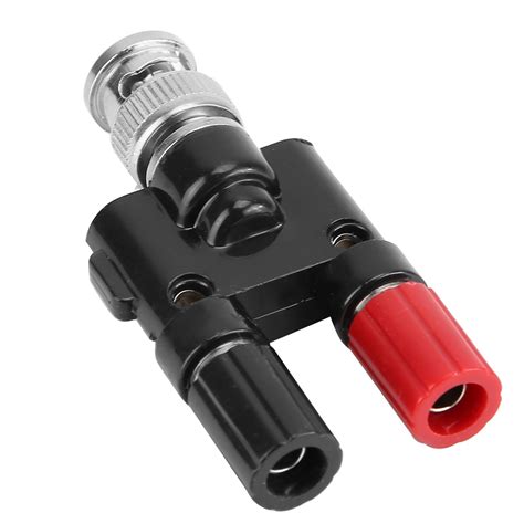 Male To 4mm Binding Posts Banana Plug Jack Coaxial Adapte Connector Bnc
