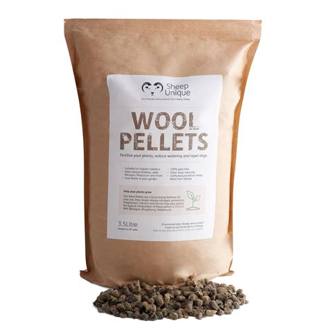 Sheep Unique Wool Pellets Slow Release Fertiliser And Water Retention