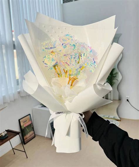 당일출고 홀로그램 장미 조화 꽃다발 생일 기념일 이벤트 선물 에이블리