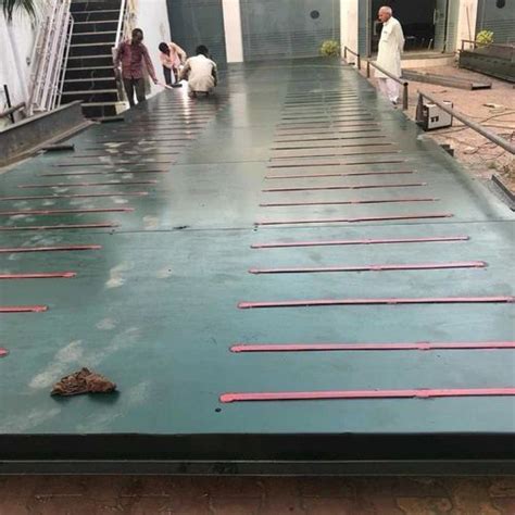 Steel Weighbridge Machine Weighing Capacity 80 120 Tonnes At