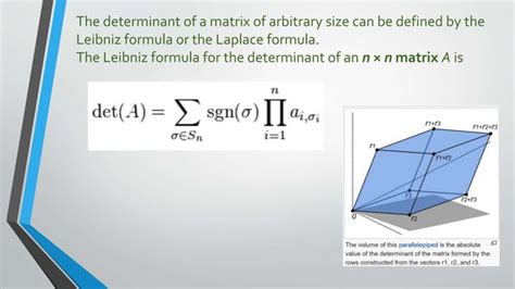 Determinants Pptx Physics Science