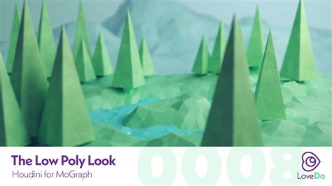 The Low Poly Look In Houdini Houdini For Mograph Ep0008