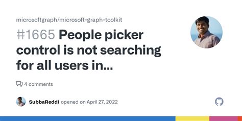 People Picker Control Is Not Searching For All Users In Organization