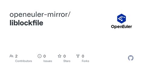 GitHub Openeuler Mirror Liblockfile