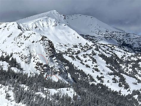 Natural Soft Slab Avalanche 14 March 2025 Gallatin National Forest