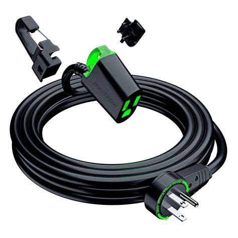 Maximm Cable 360 Rotating Plug Extension Cord Cord Length 15 Ft Cable Gauge 16 3 Amps 13