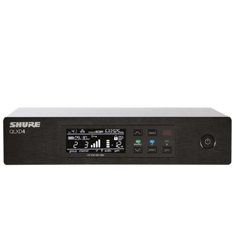 SHURE QLXD4A M19 เครองรบสญญาณไมโครโฟนไรสาย Digital Wireless