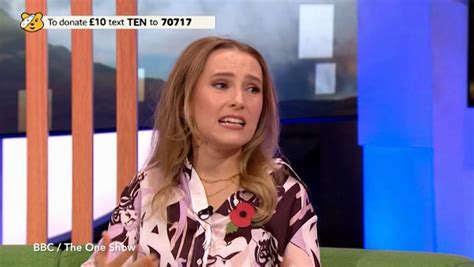 Strictlys Rose Ayling Ellis Shows Off Toned Legs As She Talks Hardest