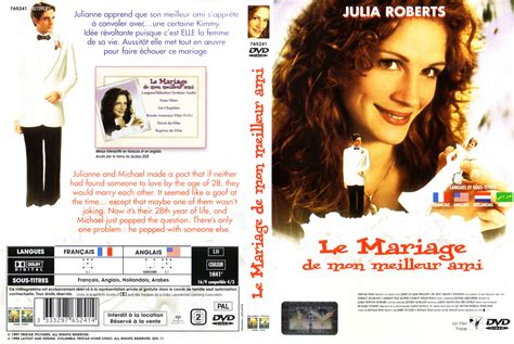 Jaquette Dvd De Le Mariage De Mon Meilleur Ami Cinéma Passion