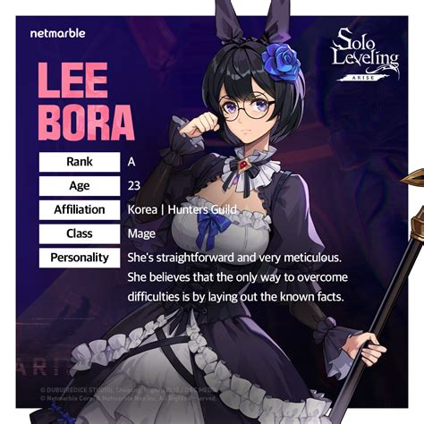 Lee Bora Solo Leveling Arise Wiki Fandom