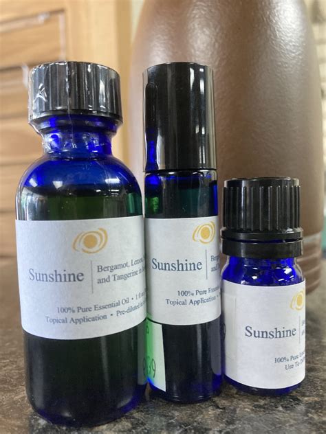 Sunshine Essential Oil Blend Ways To Wellness
