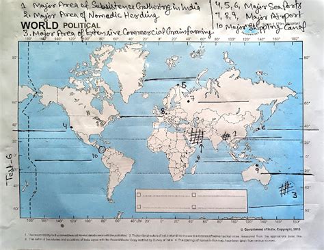 Class 12 World Maps Test Series English Medium