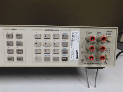 Agilent Hp Keysight Model 3458a 85 Digit Benchtop Digital Multimeter Pt60 Bullseye