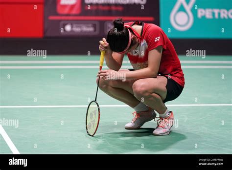 South Koreas An Se Young Reacts During Her Womens Singles Finals