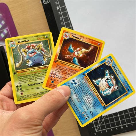 The Big 3 Customs Made By Me 😄 Rpokemontcg