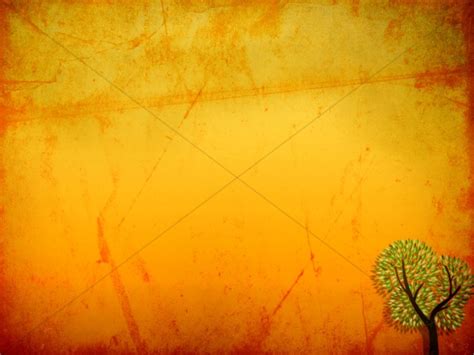 Tree PowerPoint Background Clover Media