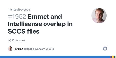 Emmet And Intellisense Overlap In Sccs Files · Issue 1952 · Microsoft
