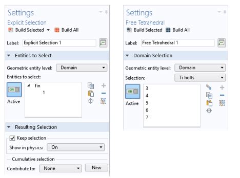 The Selection List Window