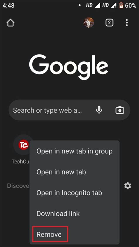 How To Add Website Shortcut To Google Chrome Homepage On My Android