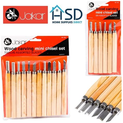 Sculpture Bois Mini Ciseau Kit Ensemble 612 Acier Lames Sculpture