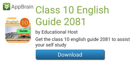 Class 10 English Guide 2082 For Android App Stats And Insights