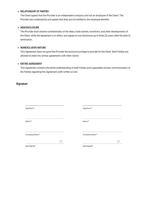 2023 Outsourcing Contract Template Fillable Printable