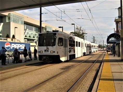 Baltimore Light Rail At Convention Center Light Rail Convention