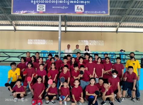 နွေရာသီ စားပွဲတင်တင်းနစ်နှင့် လက်ဝှေ့သင်တန်း ဆင်းပွဲအခမ်းအနား ဗန်းမော်၌ ပြုလုပ