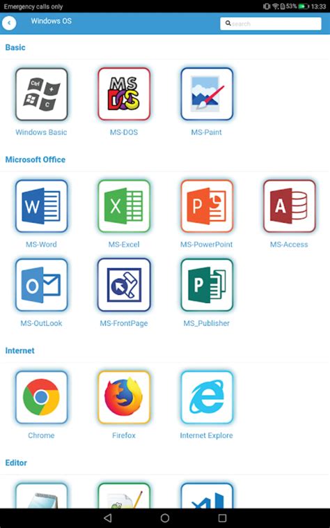 computer shortcut keys for android download
