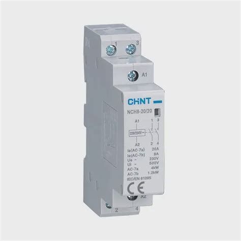 Chint Nch8 25 20 Ac 220 230v 25amp 2no Modular Din Rail Ac Contactor Circuit Citi